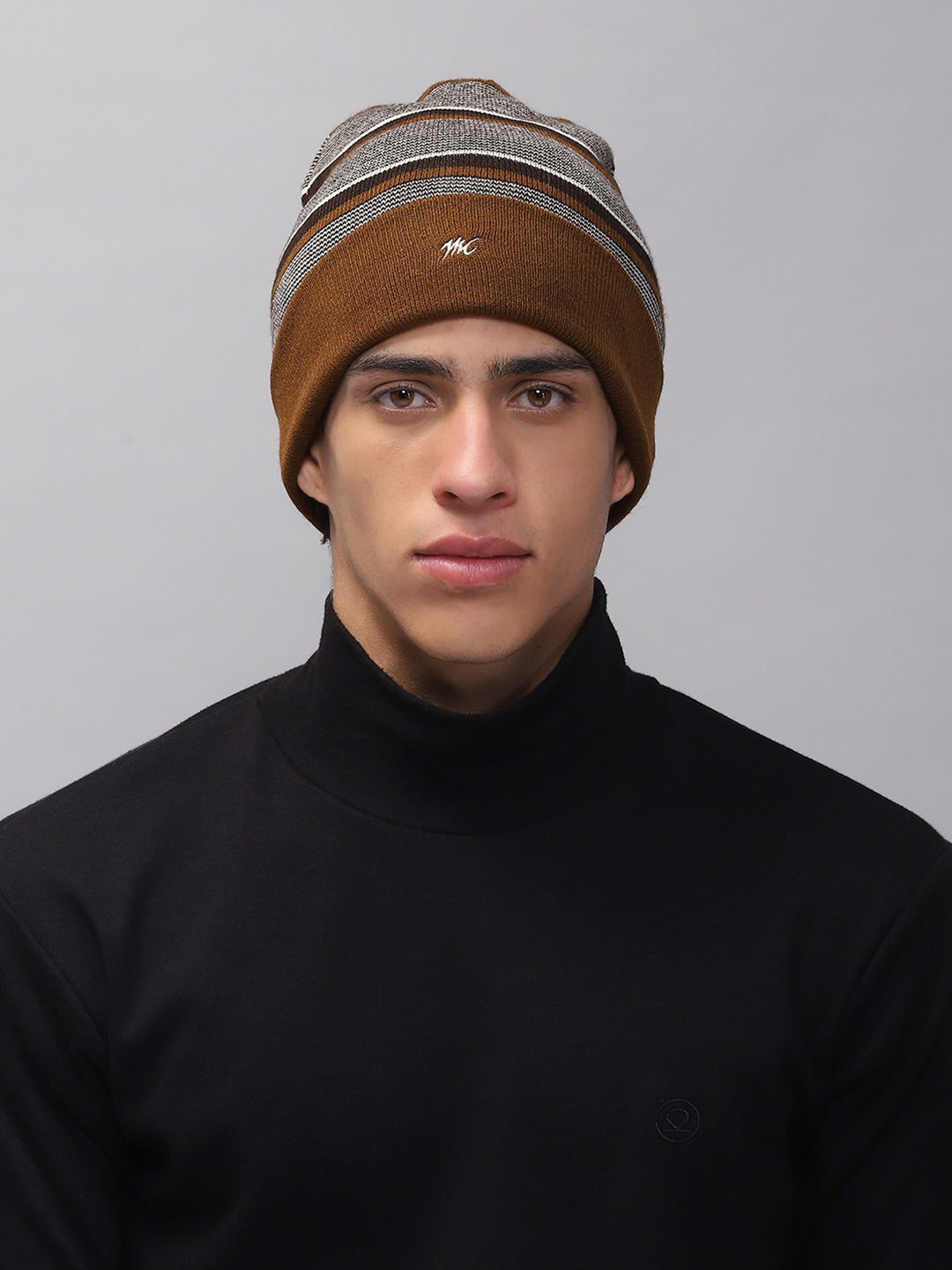 Buy Men Rust Self Design Cap Online in India - Monte Carlo