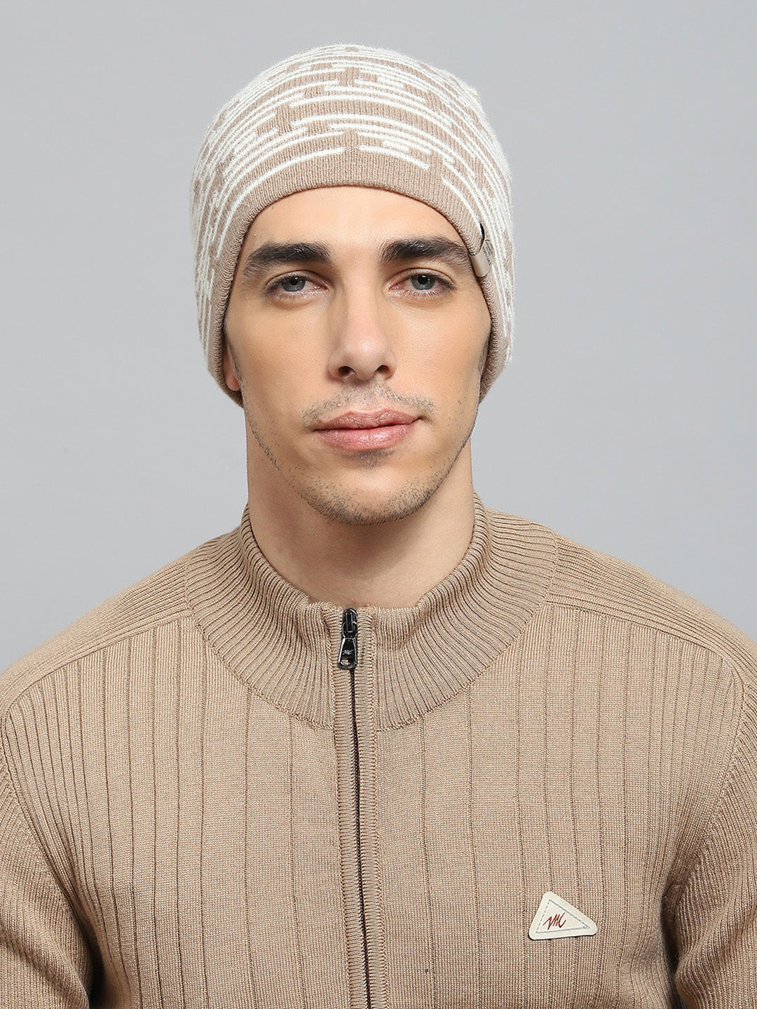 Buy Men Beige Self Design Cap Online in India - Monte Carlo