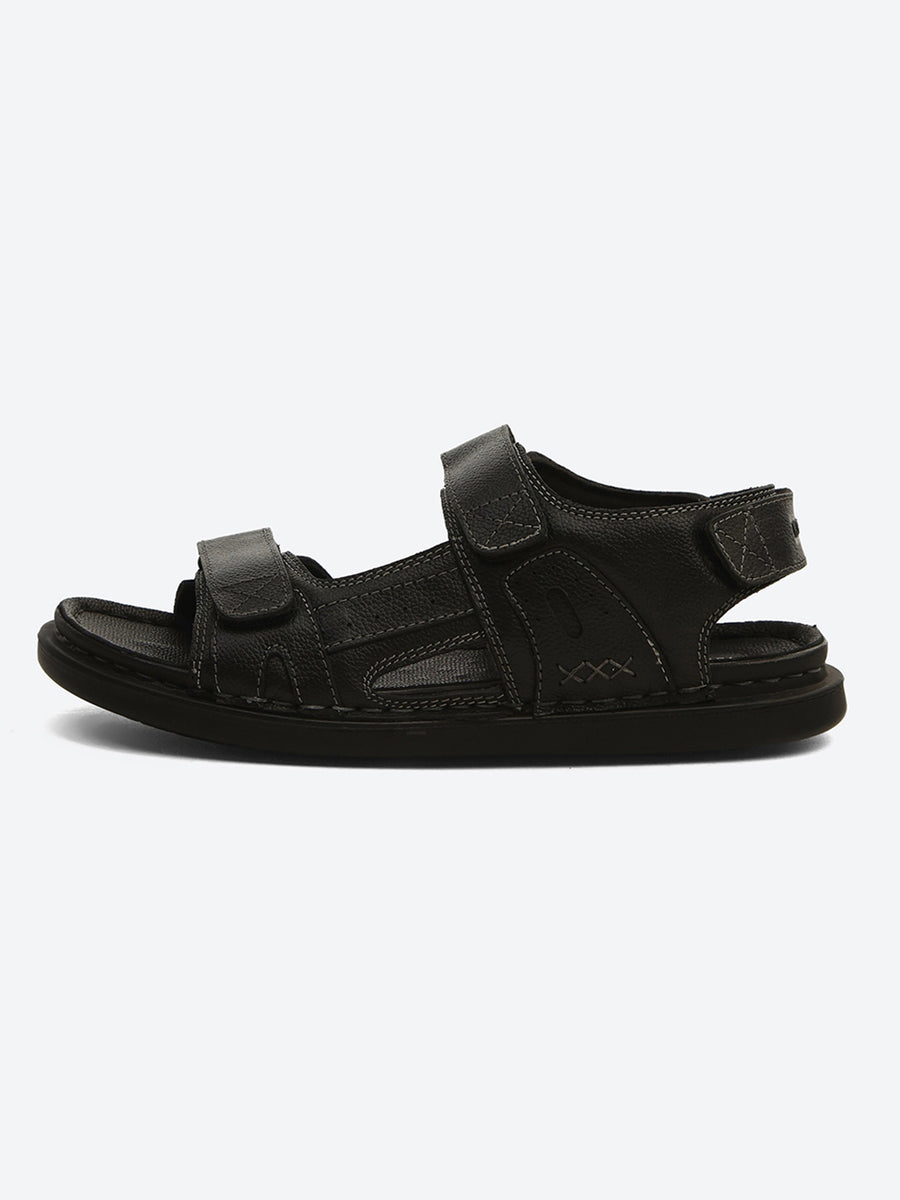 Buy Monte Carlo Black Velcro Adjustable Sporty Look I Daily Use Walking ...