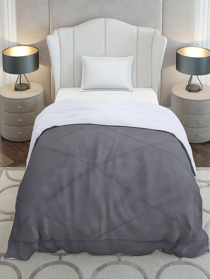 Buy Solid Single Bed 210 GSM Comforter Ava for Mild Winter (Weight 0.9 ...