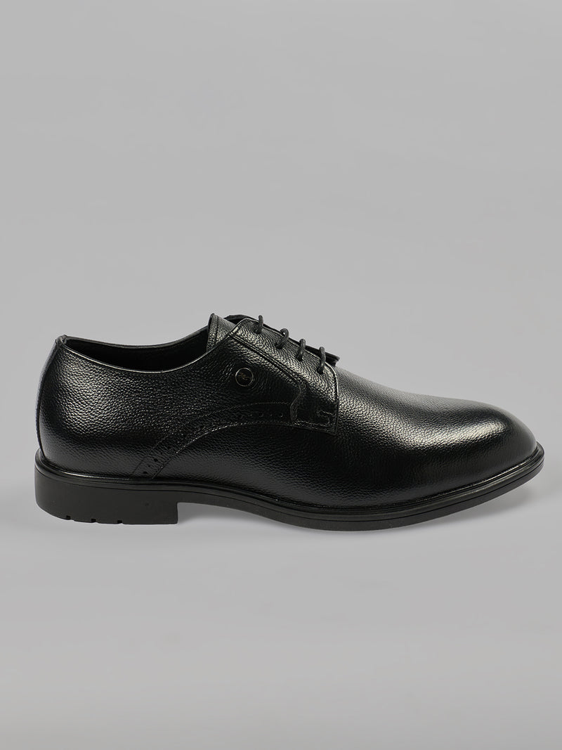 Buy Monte Carlo Men's Premium Textured Classic Derby Formal Shoe Open ...