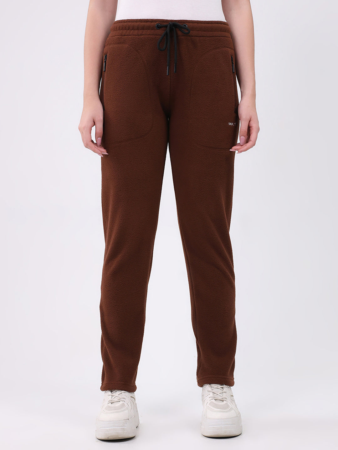 Buy Rock.it Women Brown Solid Regular Fit Winter Lower Online in India ...