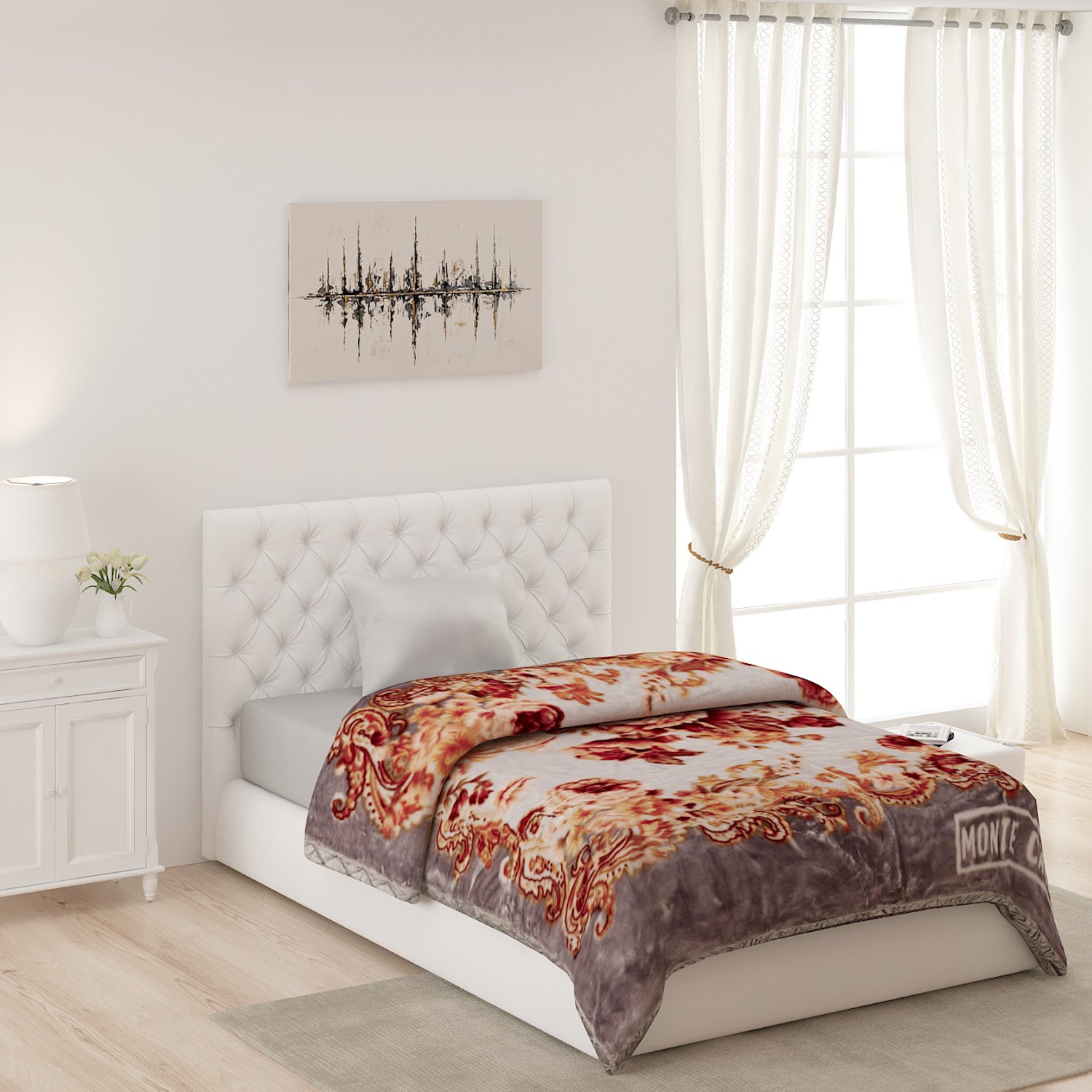 Buy Printed Single Bed Blanket for Heavy Winter -2 Ply Online in India ...