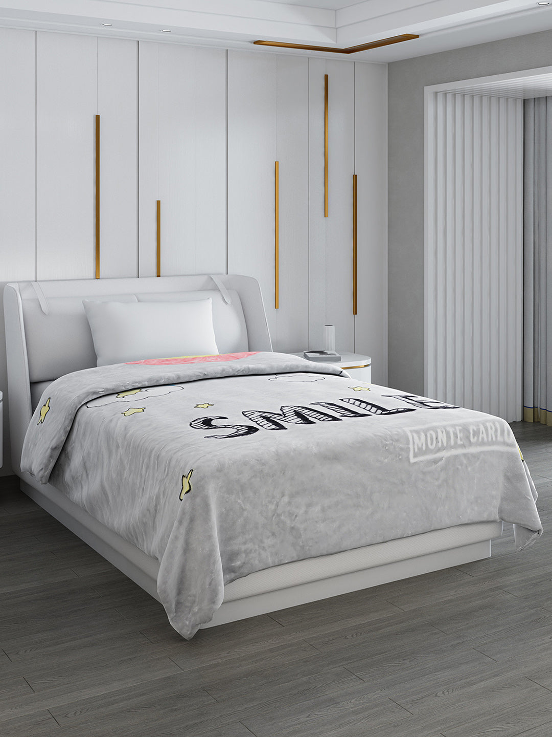 Buy Printed Single Bed Blanket for Mild Winter -2 Ply Online in India ...