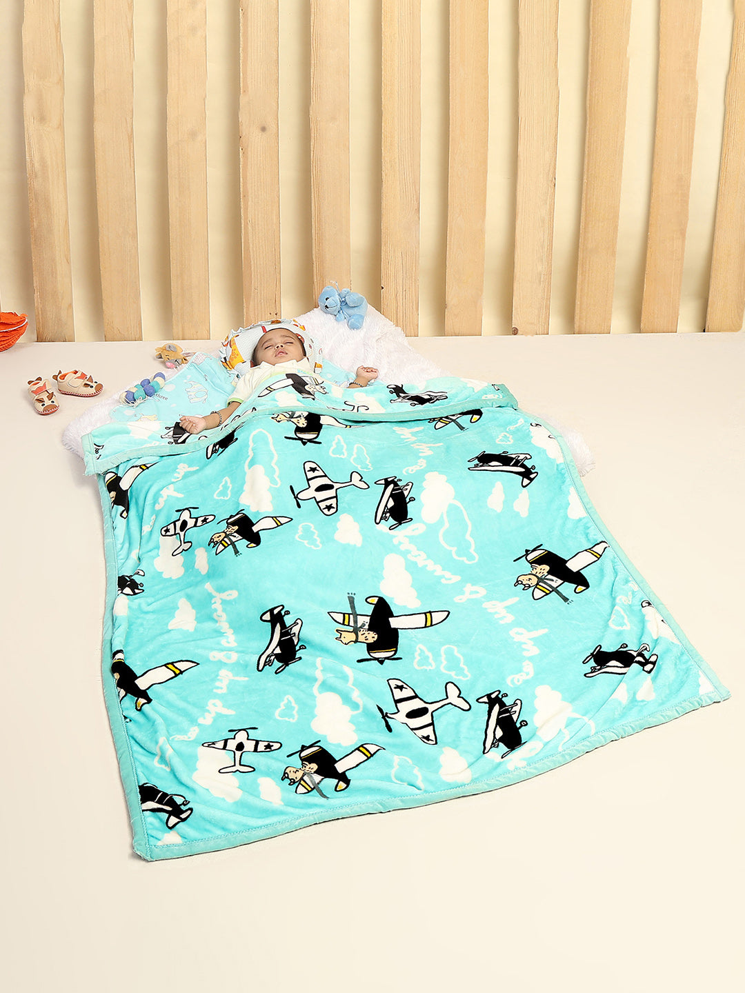 Buy Printed Single Bed Blanket for Mild Winter -2 Ply Online in India ...