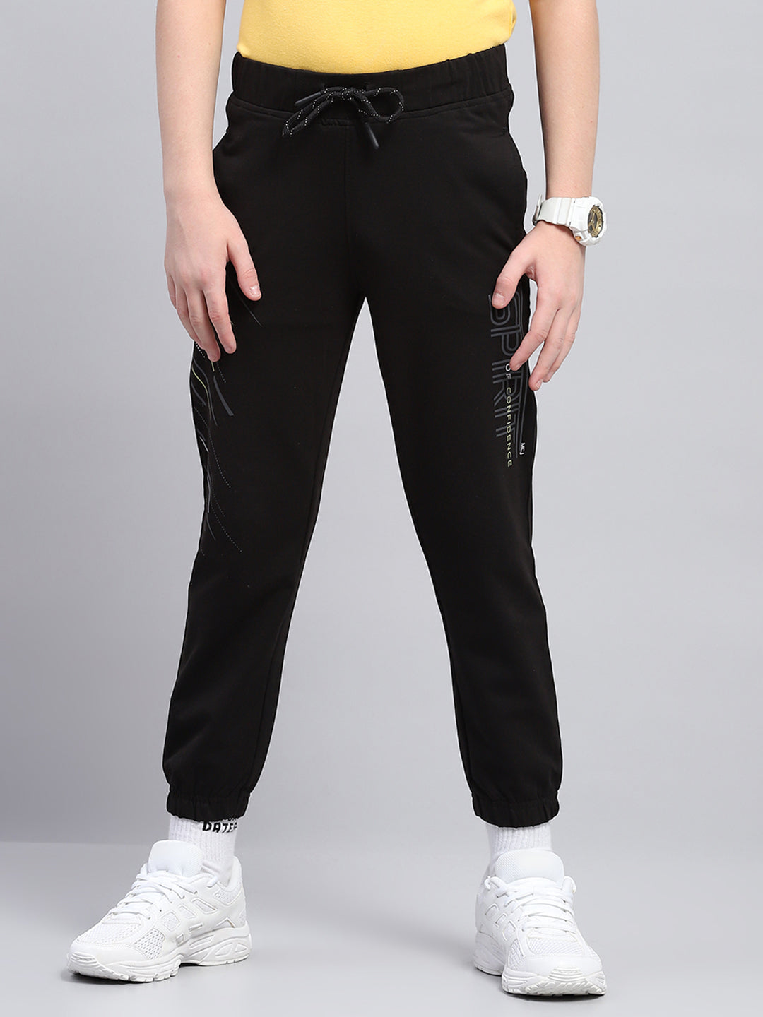 Buy Boys Black Printed Regular Fit Lower Online in India - Monte Carlo