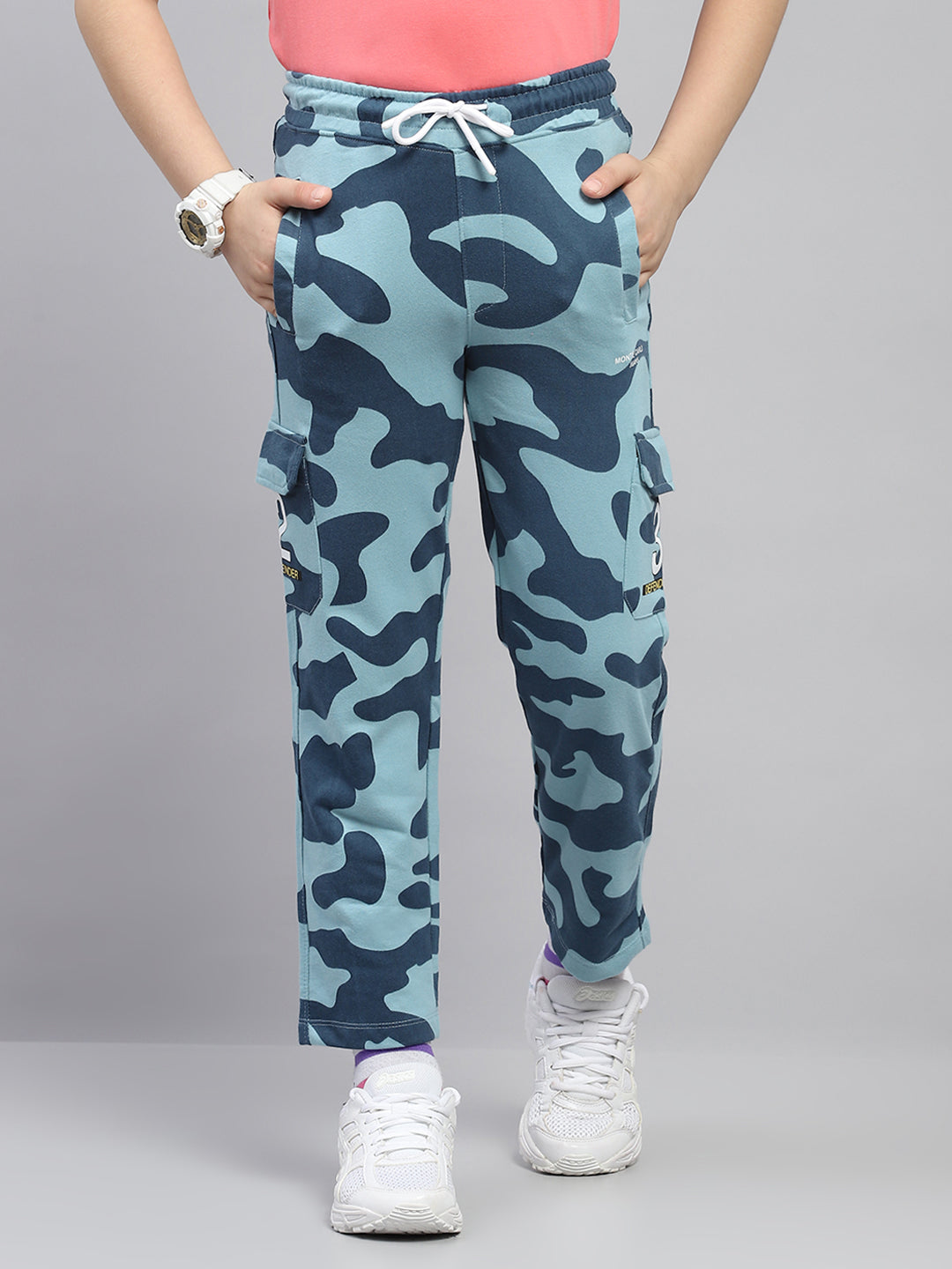 Buy Boys Blue Printed Regular Fit Lower Online in India - Monte Carlo