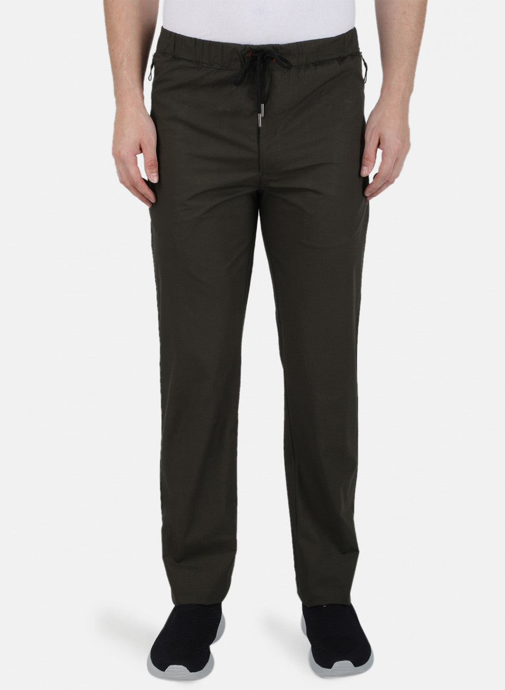 Buy Mens Olive Plain Lower Online in India - Monte Carlo