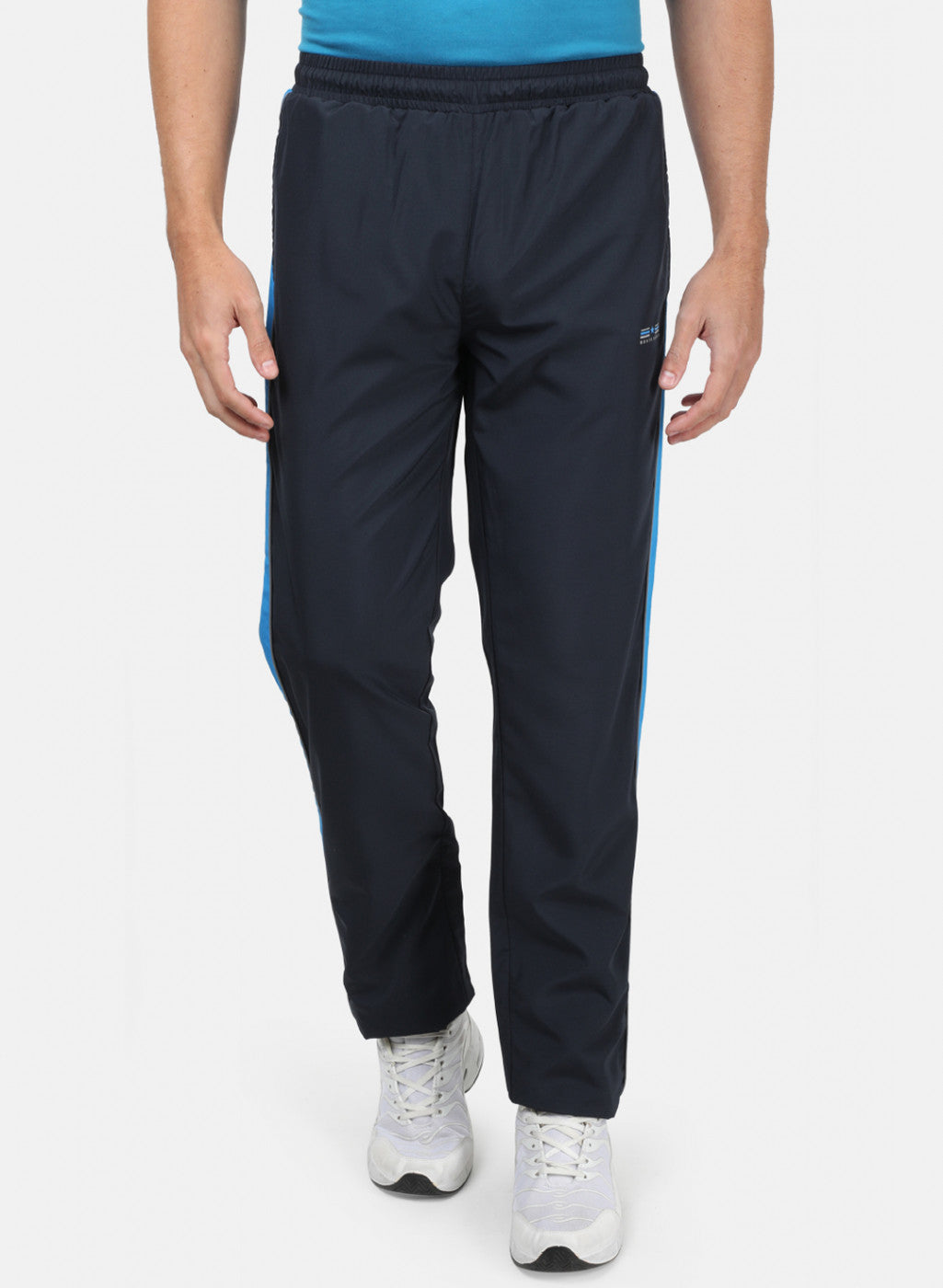 Buy Men Navy Blue Plain Lowers Online in India - Monte Carlo
