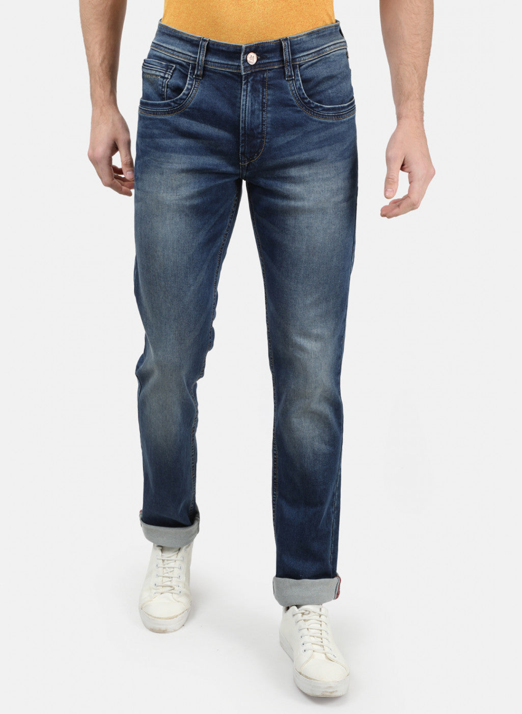 Buy Men Blue Normal Wash Denims Online in India - Monte Carlo