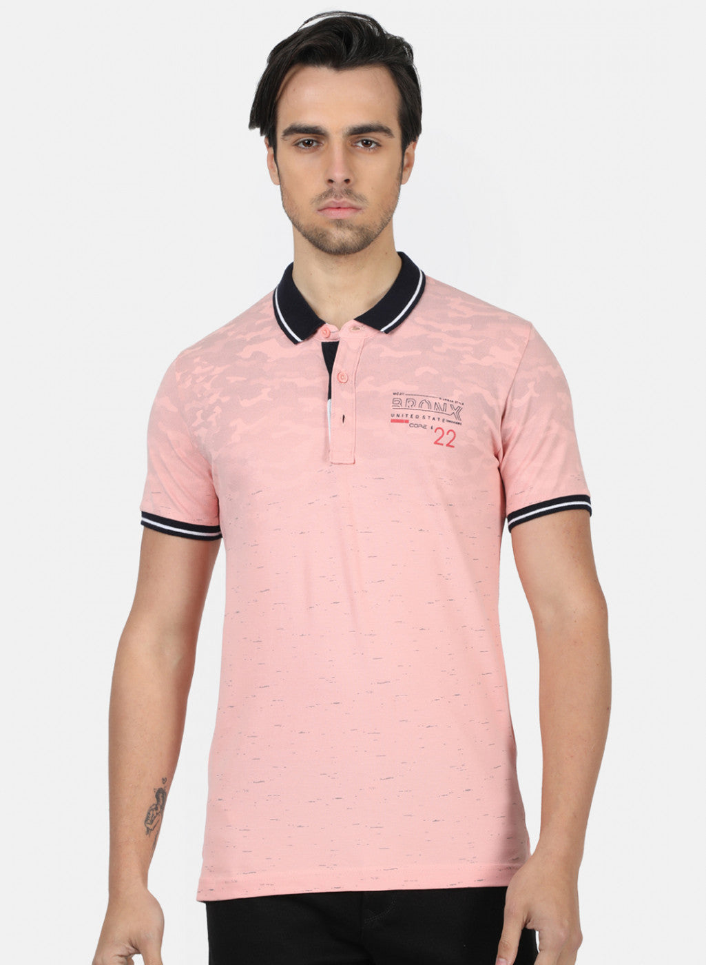 Buy Men Pink Printed T-Shirts Online in India - Monte Carlo