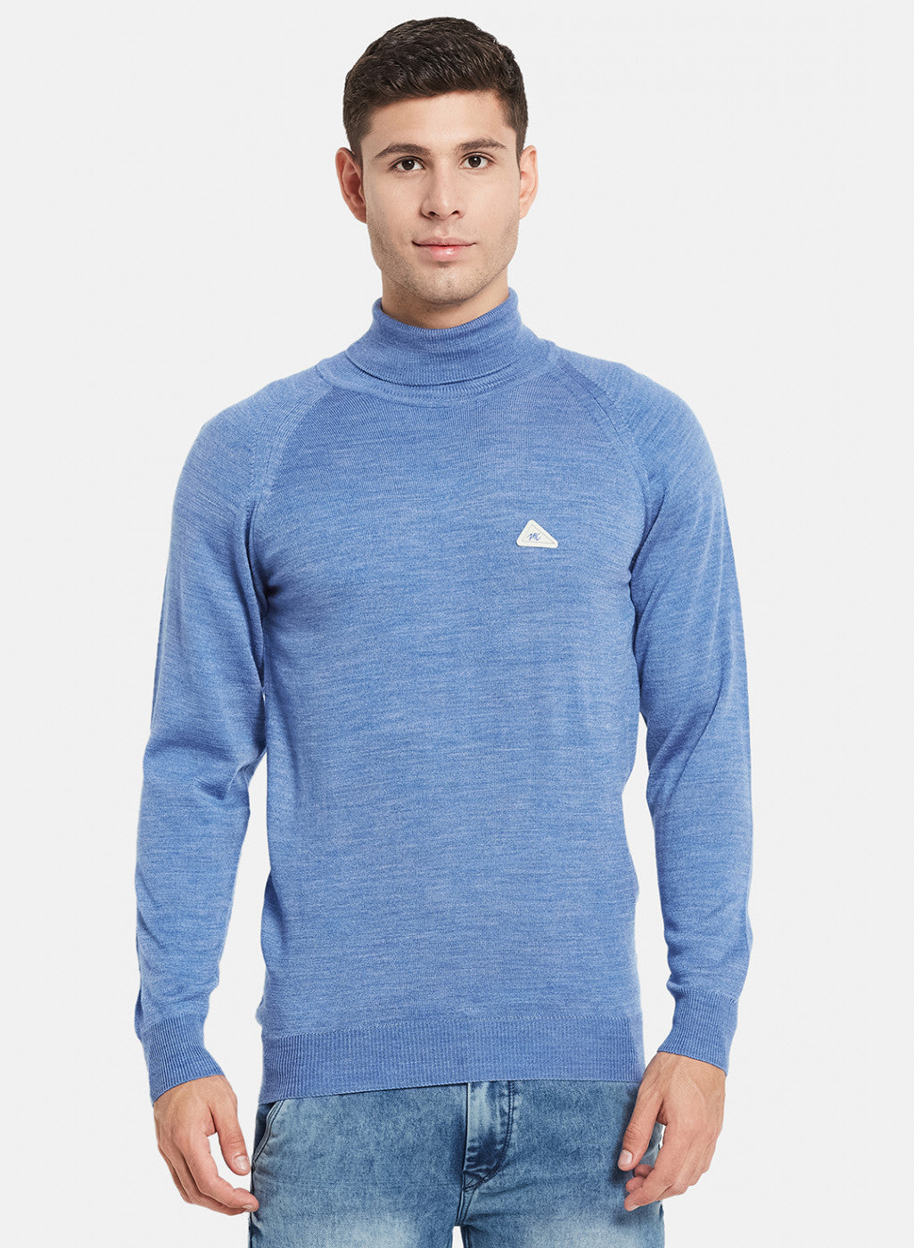 Buy Men Blue Solid Pullover Online in India - Monte Carlo
