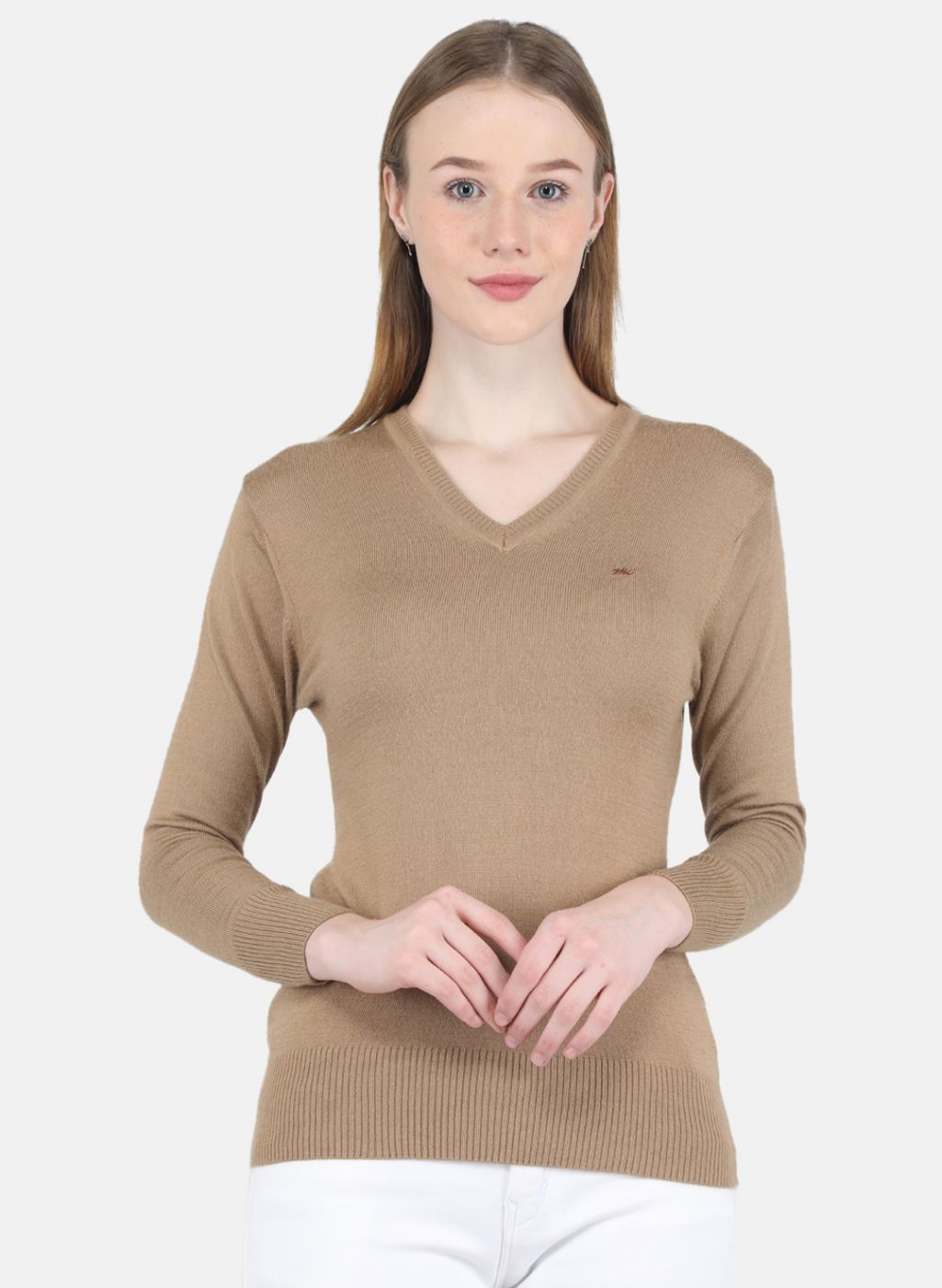 Buy Women Light Brown Solid Top Online in India - Monte Carlo