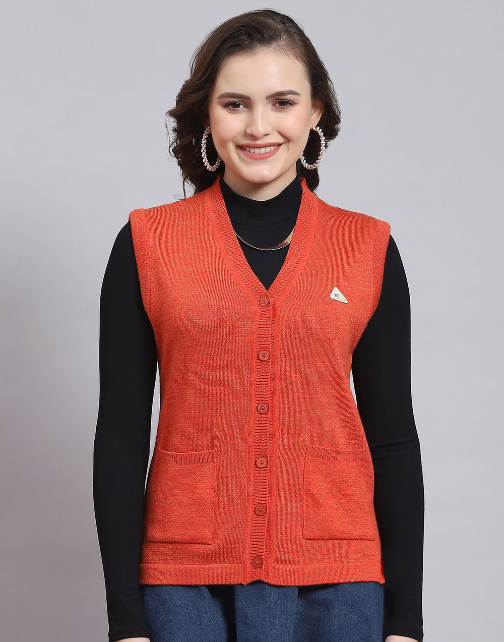 Buy Half Sweaters For Women Online - Ladies Sleeveless Sweater - Monte ...