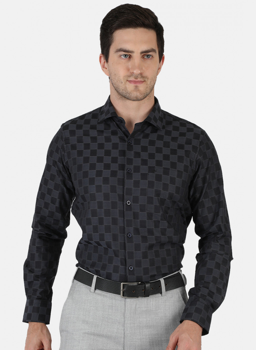 Buy Men Black Printed Shirt Online in India - Monte Carlo
