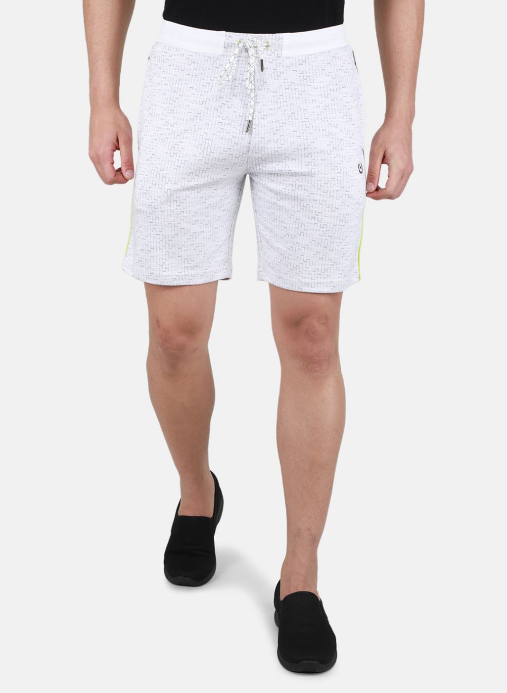 Buy Men Off White Printed Bermuda Online in India - Monte Carlo