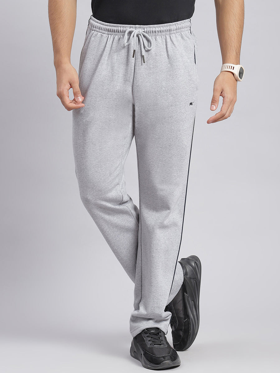 Buy Men Grey Solid Regular Fit Lowers Online in India - Monte Carlo