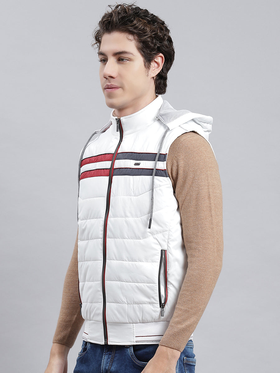 Buy Men White Plain Jacket Online in India - Monte Carlo