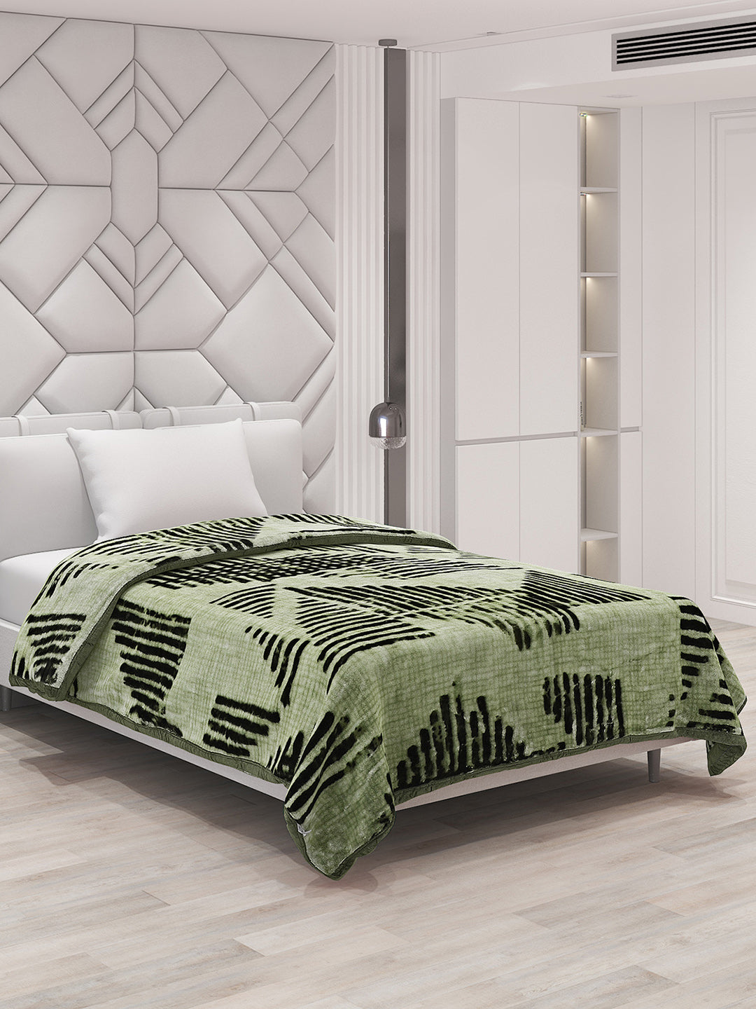 Buy Printed Single Bed Blanket for Mild Winter -1 Ply Online in India ...