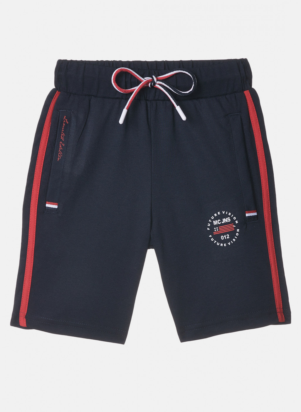 Buy Boys Navy Blue Plain Bermuda Online in India - Monte Carlo