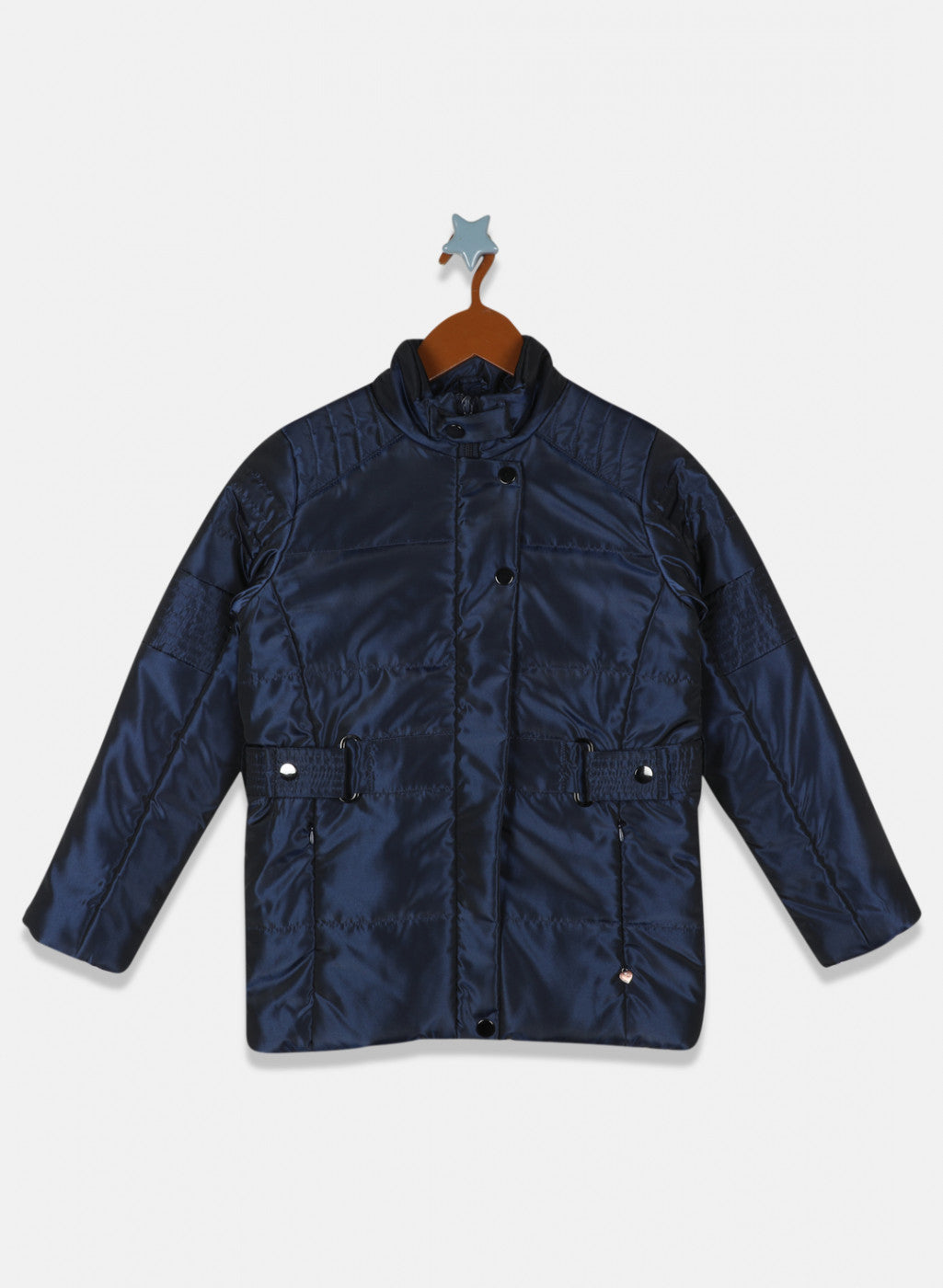 Buy Girls Navy Blue Solid Jacket Online in India - Monte Carlo
