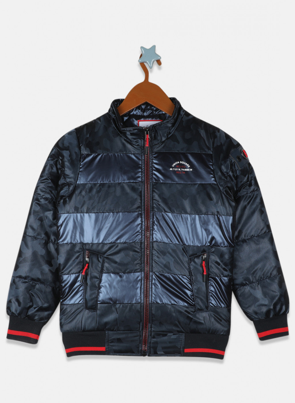 Buy Boys Blue Solid Jacket Online in India - Monte Carlo