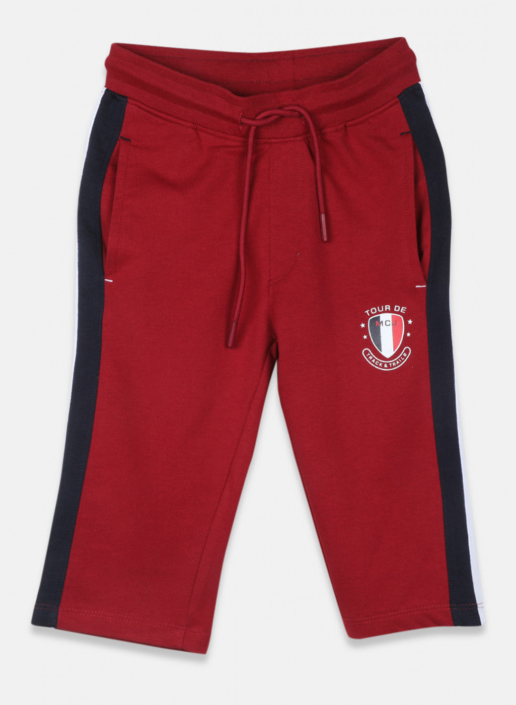 Buy Boys Maroon Printed Capri Online in India - Monte Carlo