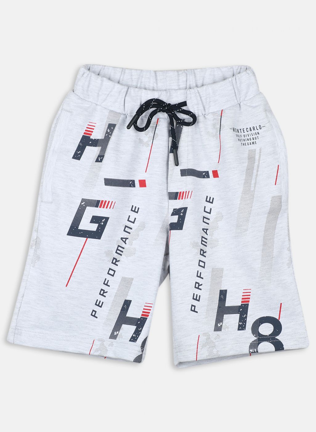 Buy Boys Grey Printed Bermuda Online in India - Monte Carlo