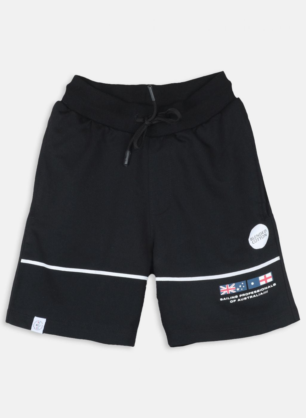 Buy Boys Black Printed Bermuda Online in India - Monte Carlo