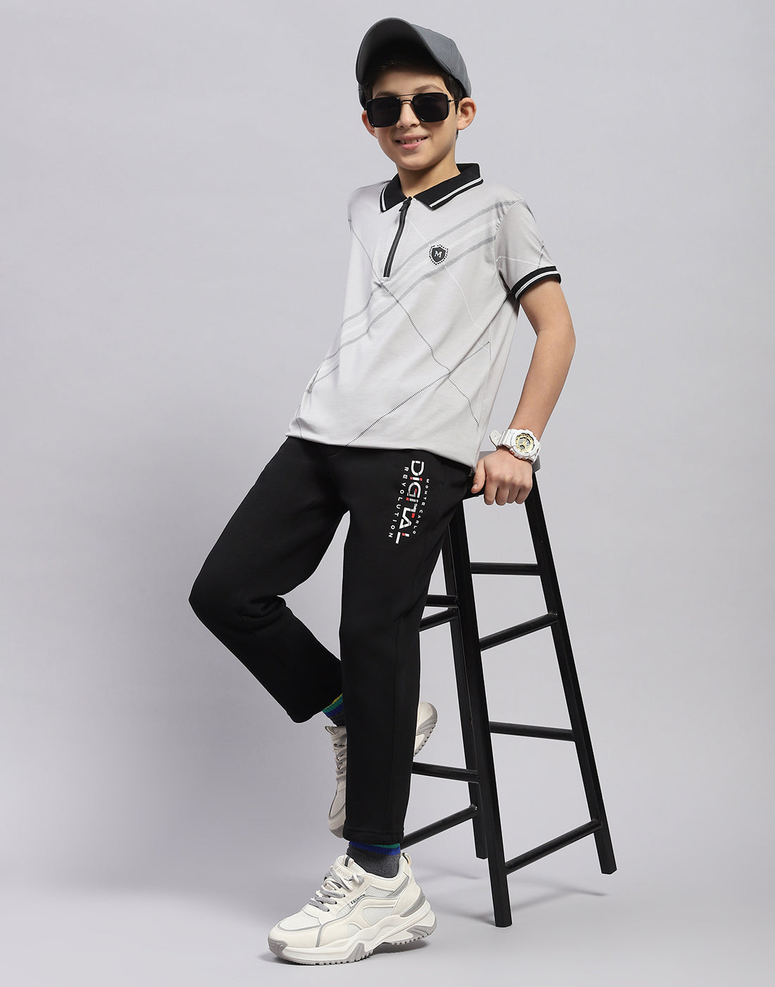 Buy Boys Black Printed Regular Fit Lower Online in India - Monte Carlo