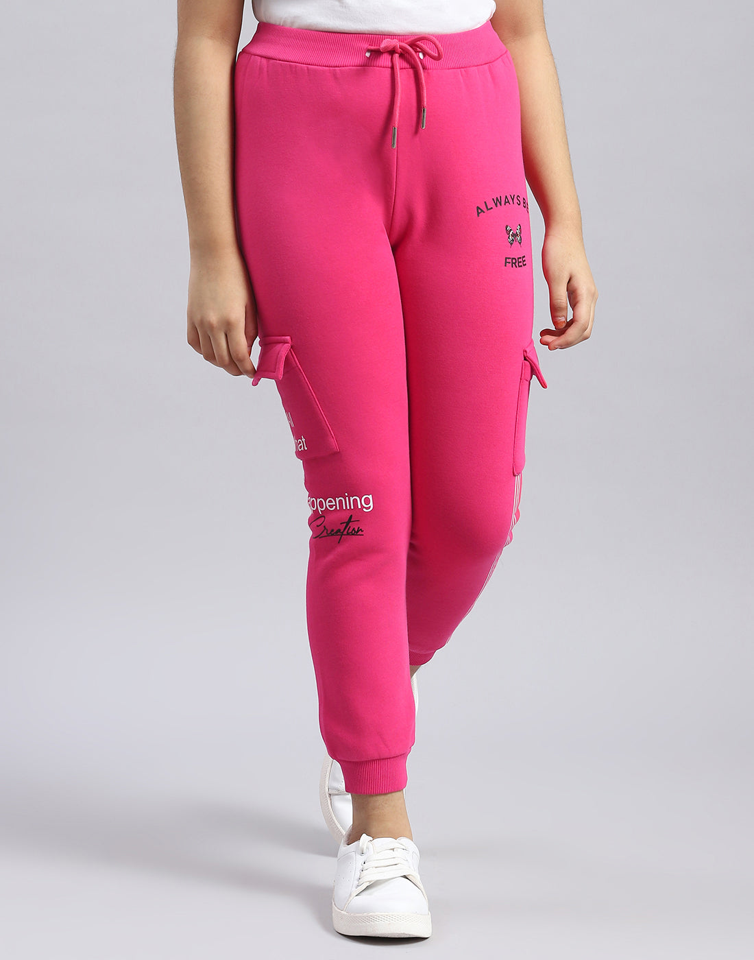 Buy Girls Pink Solid Regular Fit Lower Online in India - Monte Carlo